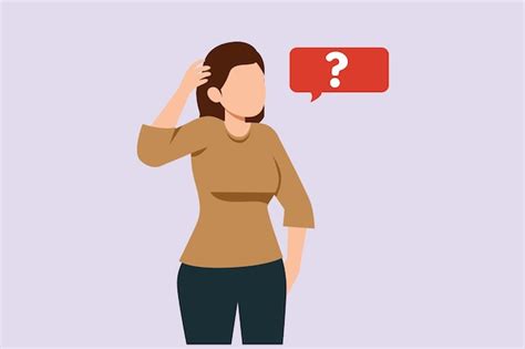 Premium Vector Thinking Or Solving Problem Concept Colored Flat Vector Illustration Isolated