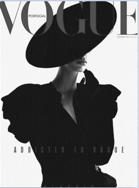 Black And White Vogue Poster At Elizabeth Dolby Blog