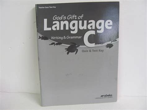 Language C Abeka Quiz Test Key Pre Owned 6th Grade Language Textbooks