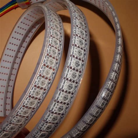 Addressable M LEDs M DC V WS RGB Full Color Led Pixel Strip IP Epoxy Resin Filled In