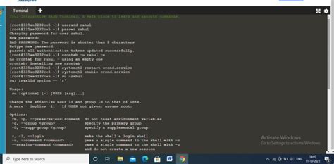 Shubhangi Tapkir On Linkedin Task Completed The User Rahul Must Configure A Configure Job