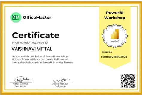 Powerbi Datavisualization Certification Continuouslearning… Vaishnavi Mittal