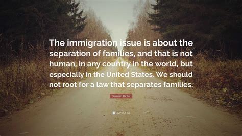 Demian Bichir Quote “the Immigration Issue Is About The Separation Of