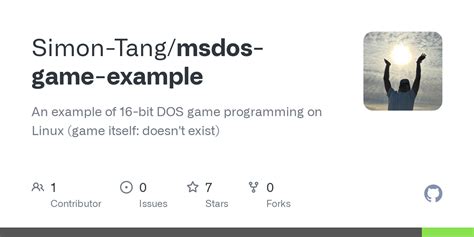 Github Simon Tangmsdos Game Example An Example Of 16 Bit Dos Game Programming On Linux Game