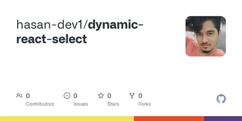 Github Hasan Dev1 Dynamic React Select