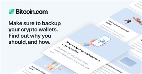 How To Backup And Restore A Crypto Wallet Get Started With