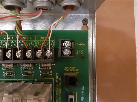 Switching To WiFi Thermostat Need To Attach C Wire Heating Help The Wall