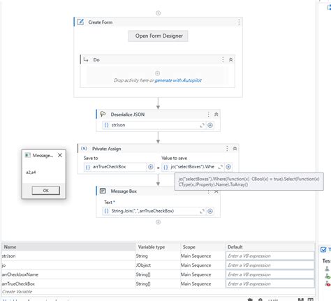 Deserialize JSON Data Check Box Status Studio UiPath Community Forum