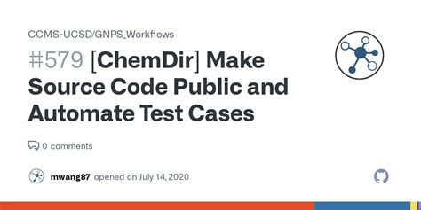 [chemdir] make source code public and automate test cases · issue 579