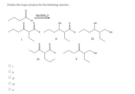 Solved Question 4 Predict The Product S For The Following