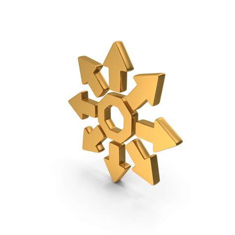 Multiple Arrow Direction Icon Gold Png Images And Psds For Download