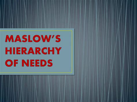 Theories On Factor Affecting Motivation Pptx Education