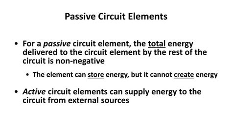 What Are Passive Circuit Elements At Verna Vanwinkle Blog