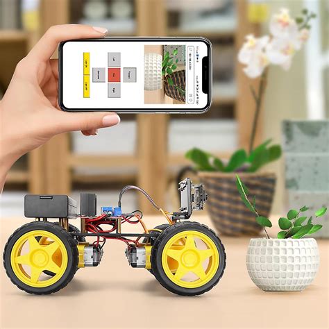 4wd Smart Robot Car Esp32 Cam Wifi Starter Kits For Arduino Excellent