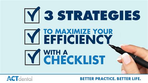 3 Strategies To Maximize Your Efficiency With A Checklist