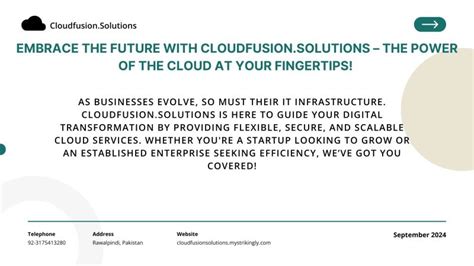 Cloudfusion Solutions On Linkedin Cloudsolutions Cloudcomputing Businesstransformation