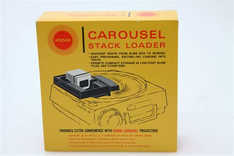 kodak carousel stack loader b40 efficient slide projector accessory