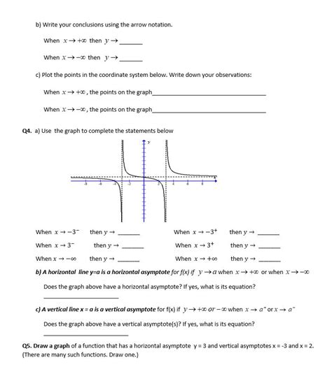 Solved B Write Your Conclusions Using The Arrow Notation Chegg Com