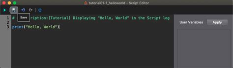 CRI ADX Display Hello World In The Script Log