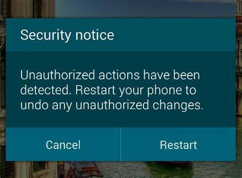 How To Fix Samsung Galaxy S6 Edge Unauthorized Actions Have Been