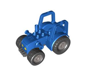Lego Blue Tractor X X With Shaft Brick Owl Lego Marketplace