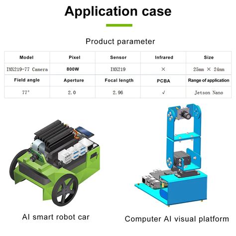 Nvidia Jetson Nano AI Camera For NVIDIA Jetson Nano HD M CSI Interface With Camera Case