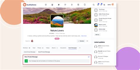 Group Messages Knowledge Base BuddyBoss Resources