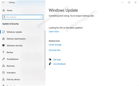Windows 10 Something Went Wrong Try To Reopen Settings Later