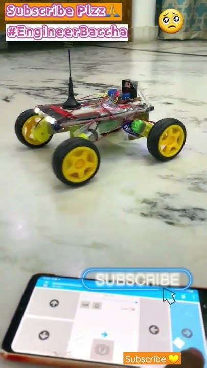 Wifi Controlled Car Using 〽️ Esp8266 Nodemcu Esports Shorts Esp8266