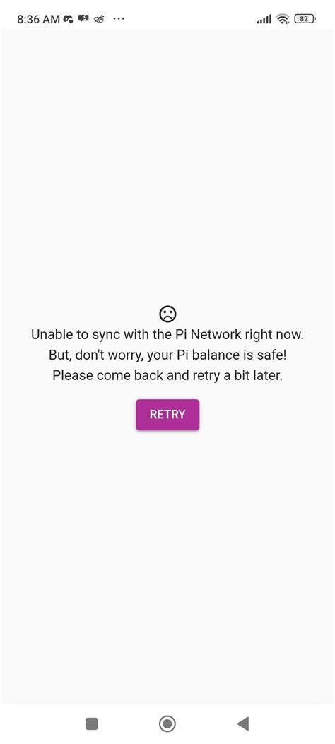 Unable To Sync With The Pi Network Rpinetwork