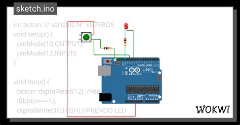 Pulsador On Off Led Wokwi Esp32 Stm32 Arduino Simulator