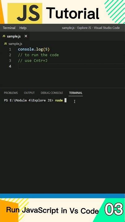 Run Javascript In Vs Code Javascript Js Webdesign Webdesign Webdeveloper Vscode Youtube