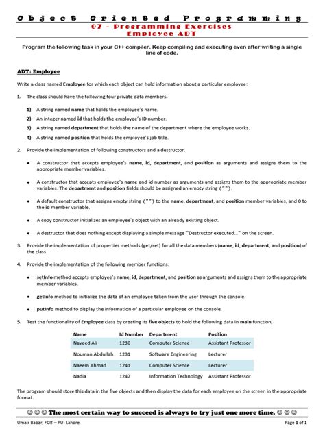 adt employee pdf method computer programming programming