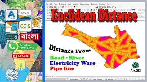 Euclidean Distance From Road And River In Arcmap Euclidean Distance And Reclassify In Arcmap