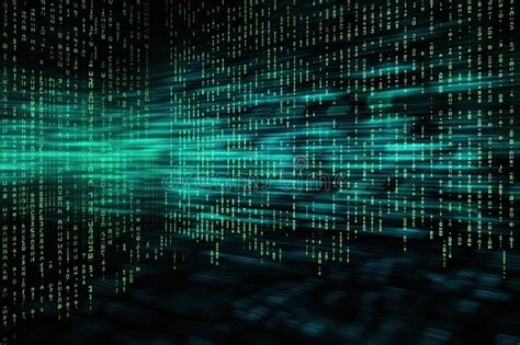 Binary Code Background Programming And Coding Concept Stock Image