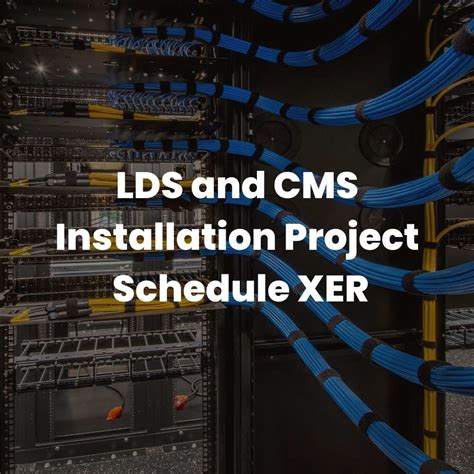 Data Center Project Schedule XER Softedemy