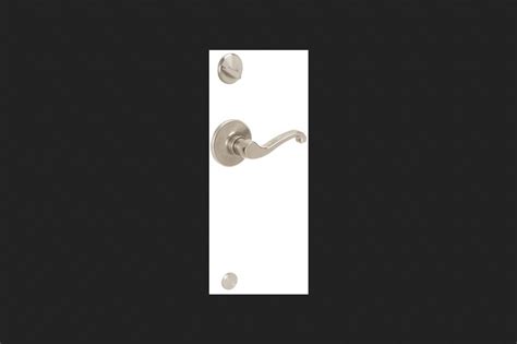 Schlage Dexter 1 3 8 In To 1 3 4 In Satin Nickel Single Cylinder Lever