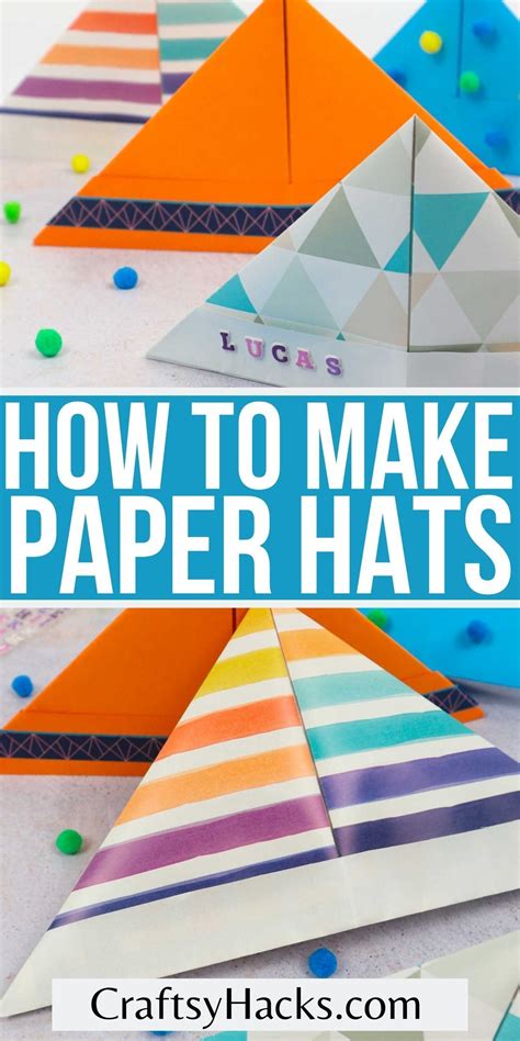 How To Make A Paper Hat Step By Step