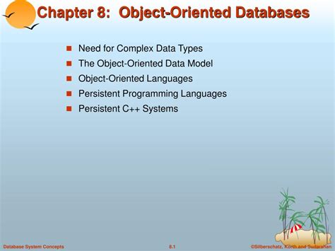 ppt chapter 8 object oriented databases powerpoint presentation