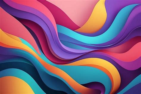 Premium Photo Vector Geometric Background Gradient Flow Fluid Background Colours 3d Shapes