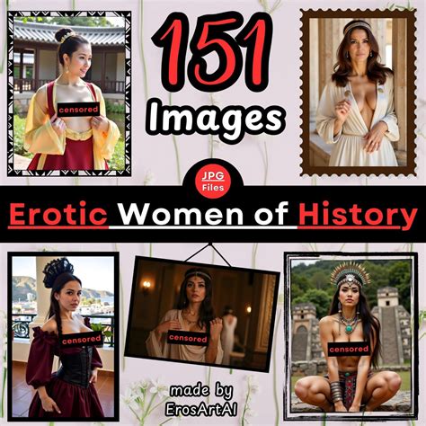 Sexy Women Of History Erotic Portraits 151  Ai Illustrations