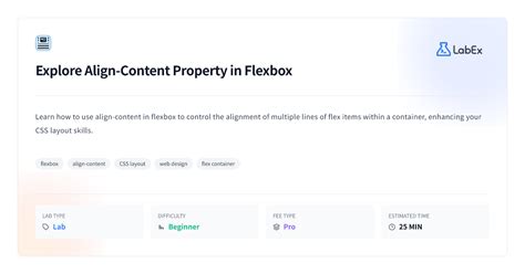 Flexbox Align Content 사용법 Css 레이아웃 마스터하기 Labex