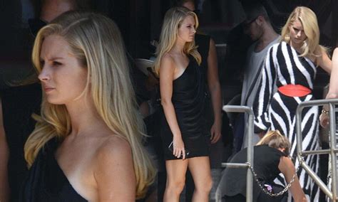Lottie Moss Wears Black Dress In Venice Photoshoot Daily Mail Online