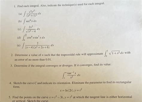 Solved Find Each Integral Also Indicate The Chegg Com