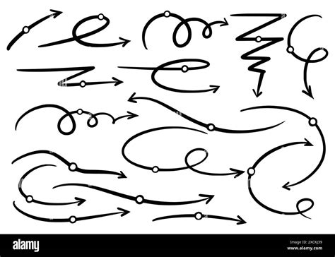 Modern Different Arrow Set Design Stock Vector Image Art Alamy