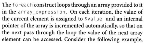 Automatic Increment Of Arrays Internal Pointer And Foreach Loop In Php Where To Find The