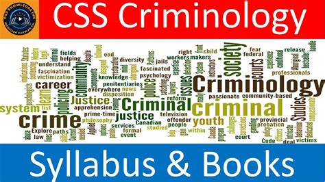 Css Criminology Syllabus Recommended Books Suggested Books