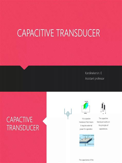 Capacitive Transducer Pdf