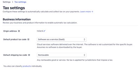 Specify Product Tax Codes And Tax Behavior Stripe Documentation