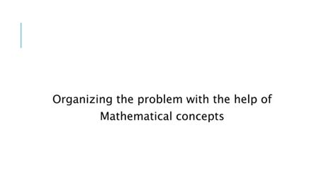 Mathematisation A Core Skill Pptx Education
